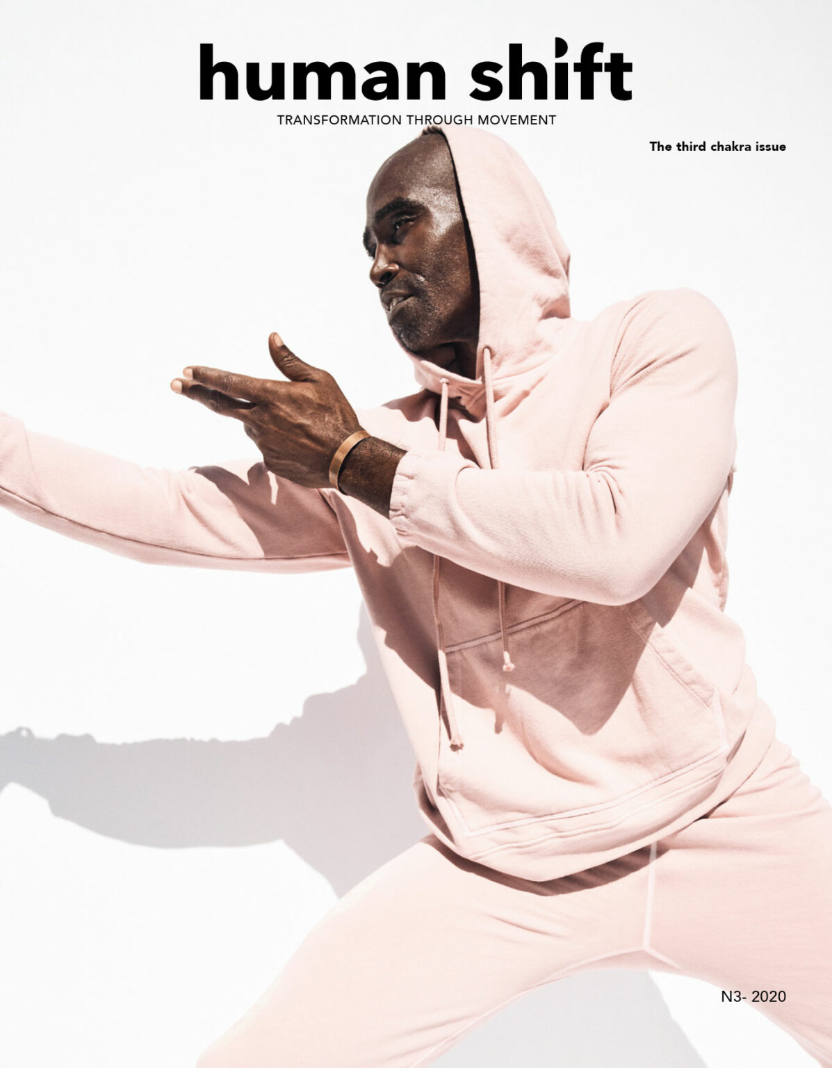 n° 03- The third chakra third issue cover Keith Mitchell ~ Human Shift